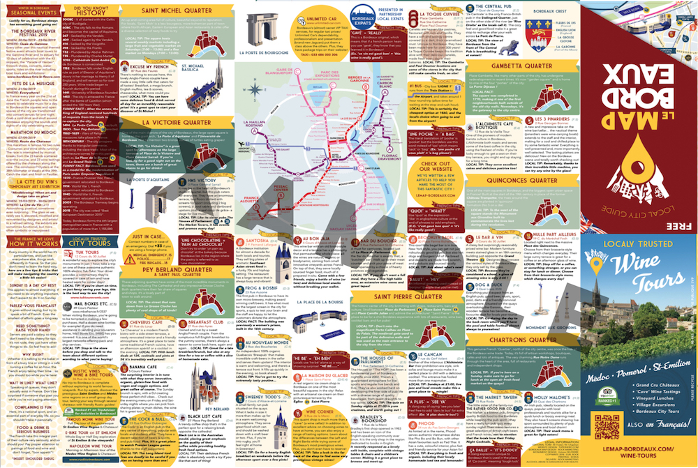 Le Map Bordeaux | Free Map & Local City Guide | Bordeaux Tourism | About Us